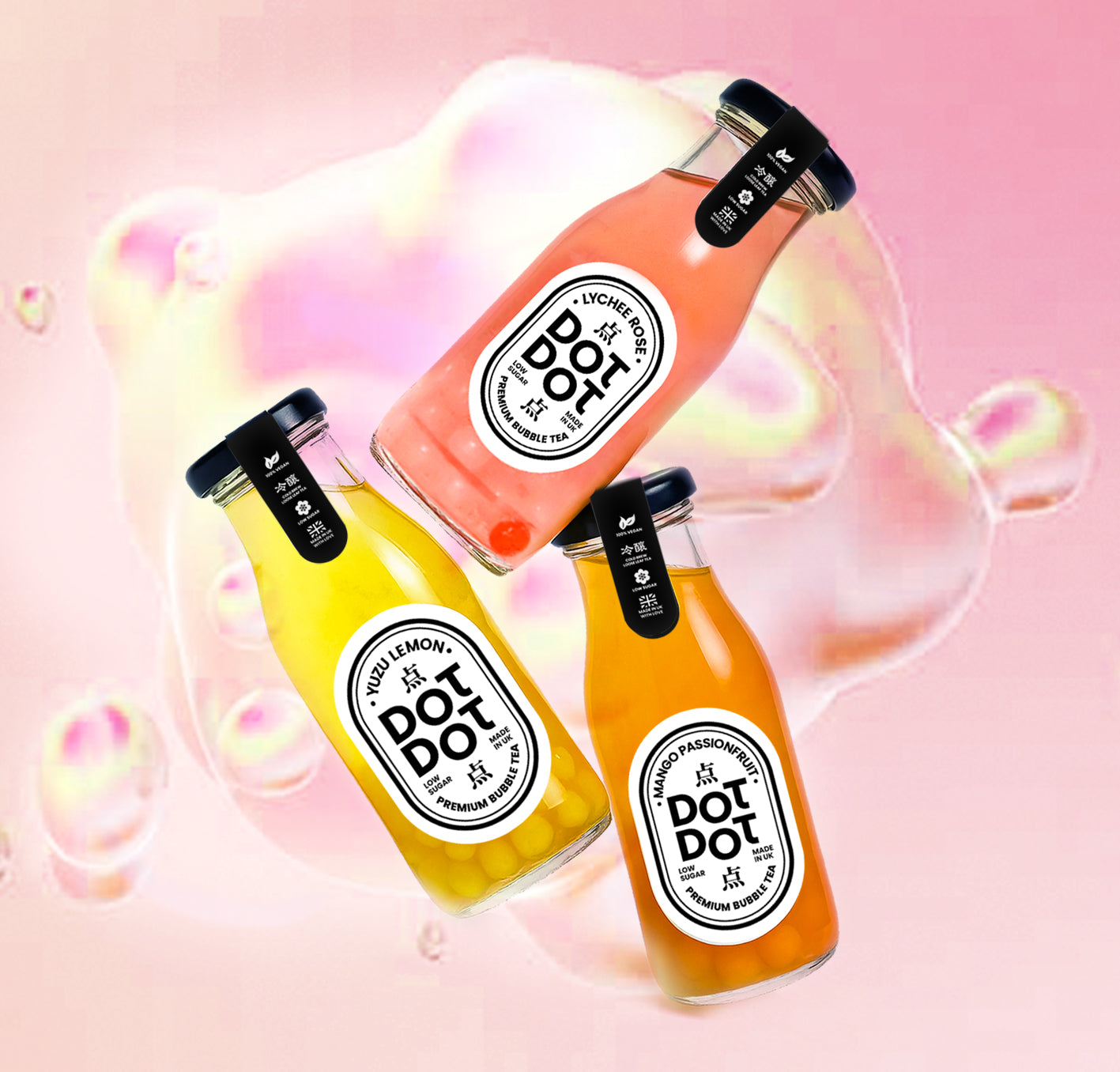 3 x Bubble Teas Bundle – Dot Dot Tea